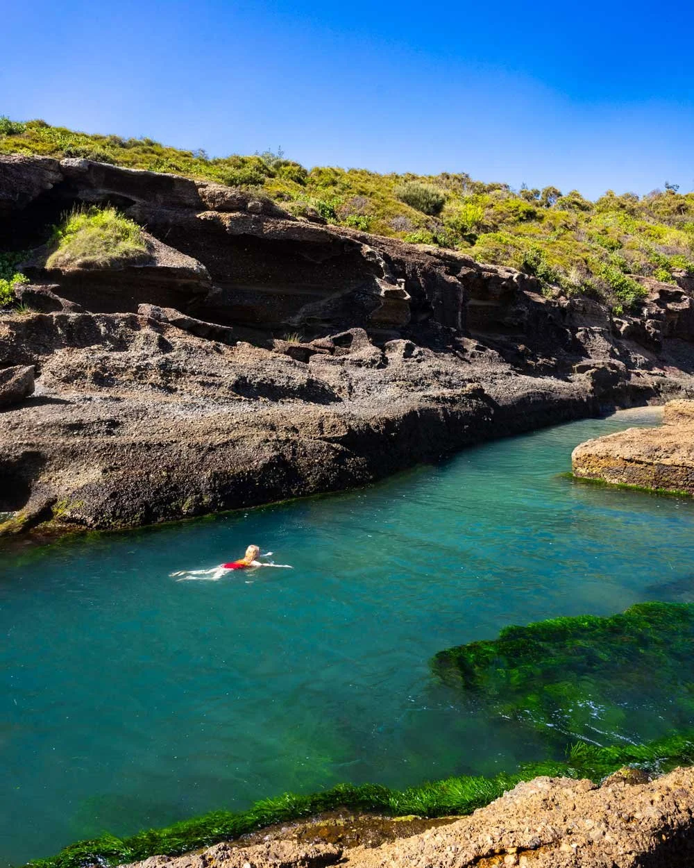 Hales Bluff Rock Channels: a hidden gem in Catherine Hill Bay — Walk My ...