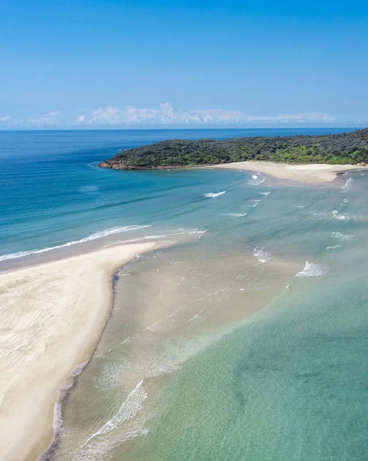 Crossing the spit to Fingal Island: one of Port Stephens best ...