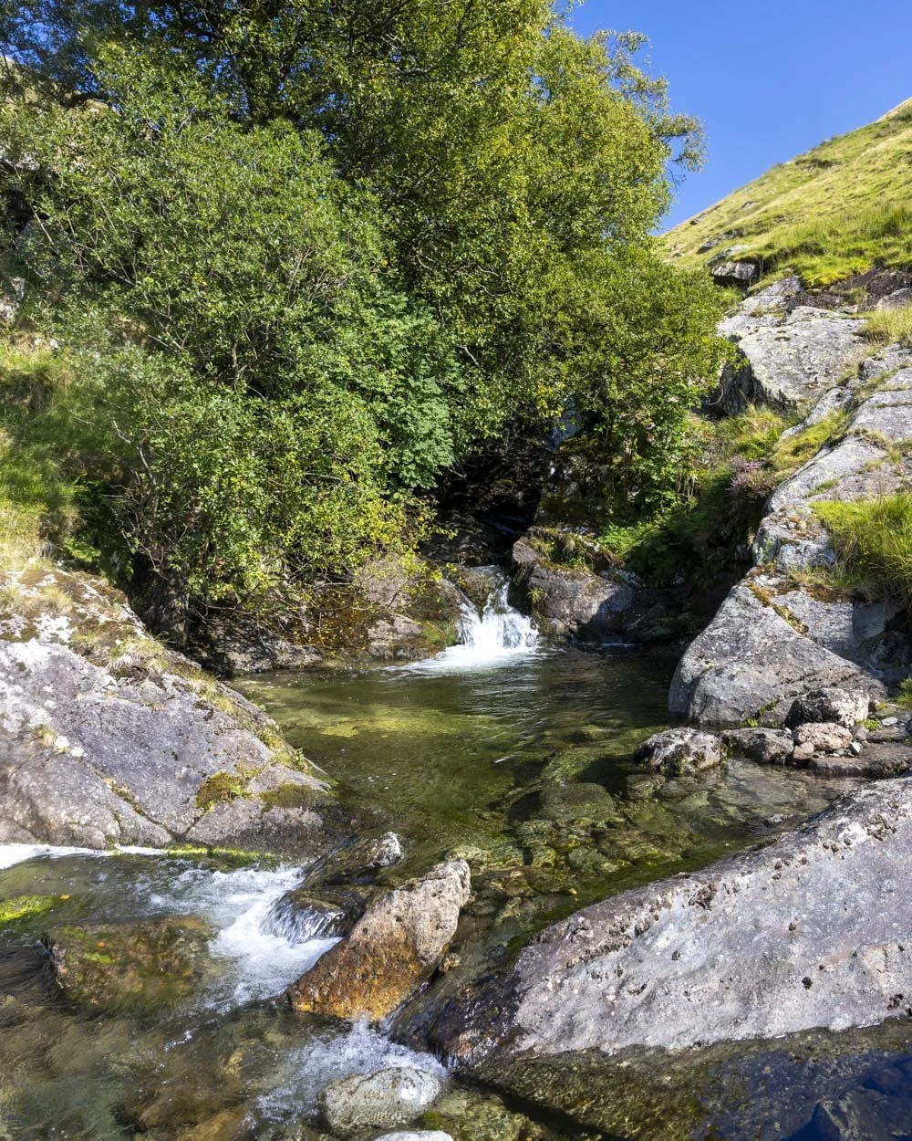 Hayeswater Gill: hidden waterfall pools and a spectacular mountain tarn ...