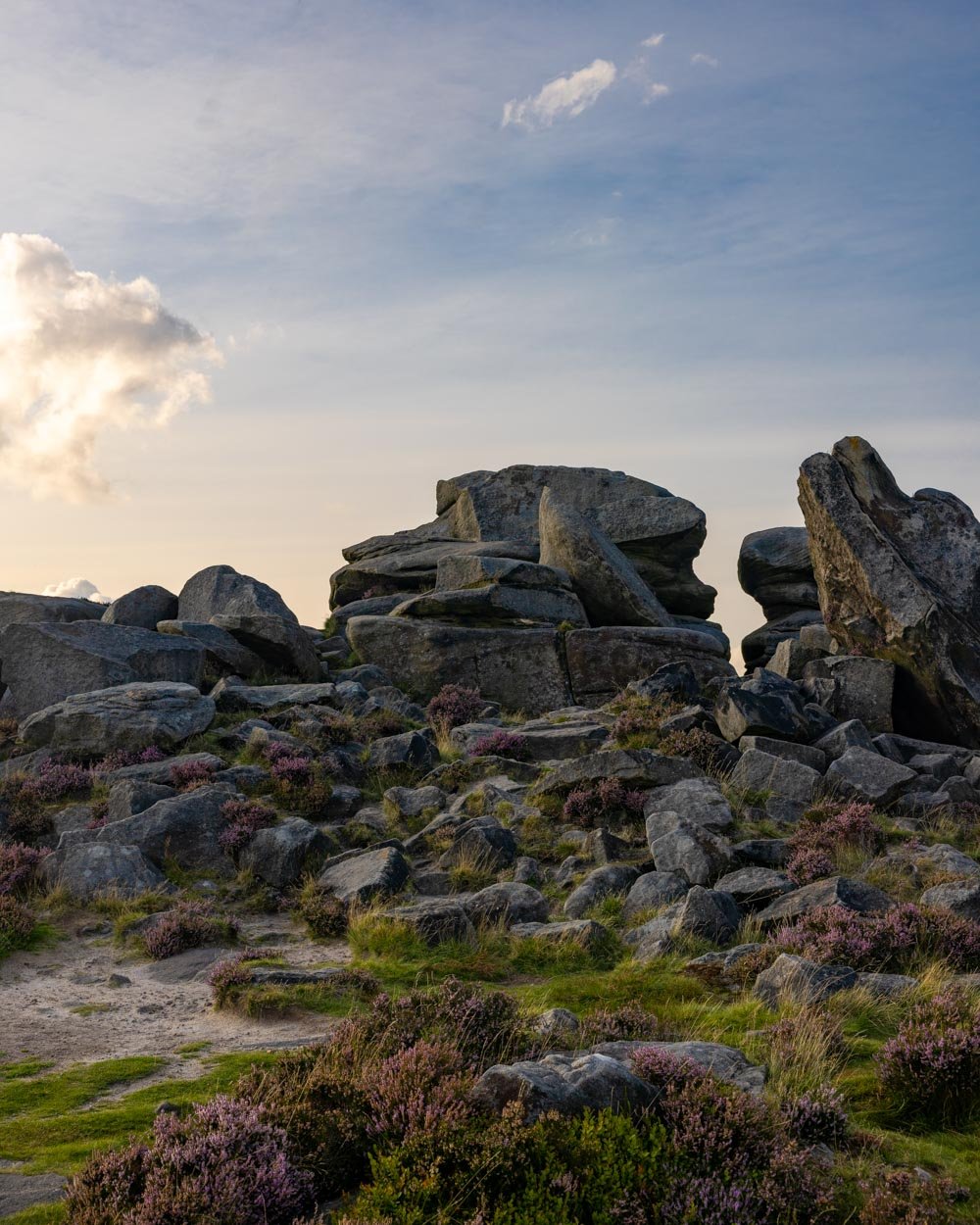 The Over Owler Tor & Higger Tor Walk: sunset, heather and spectacular ...