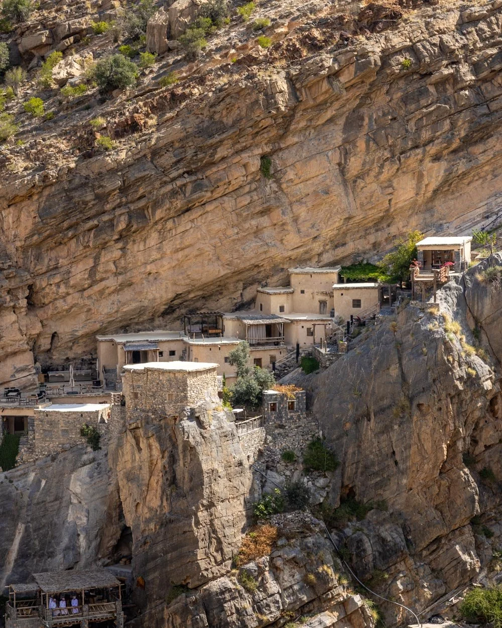 We stayed in a 500 year old village on the edge of a cliff (and it was ...