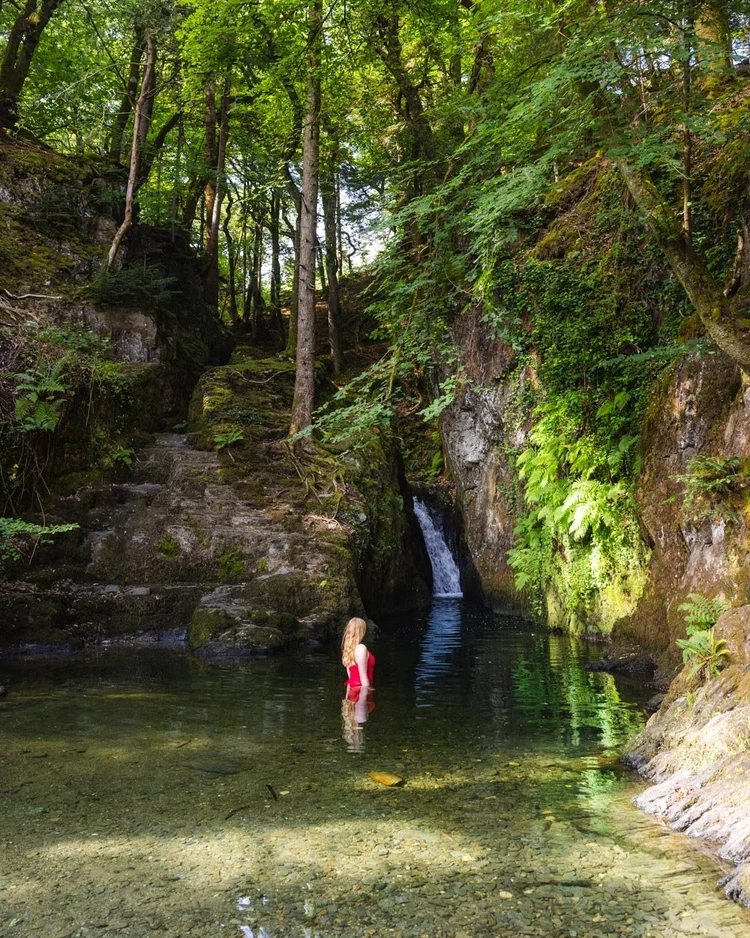 Ffynone Waterfall: wild swimming in Pembrokeshire's hidden fairy grotto ...