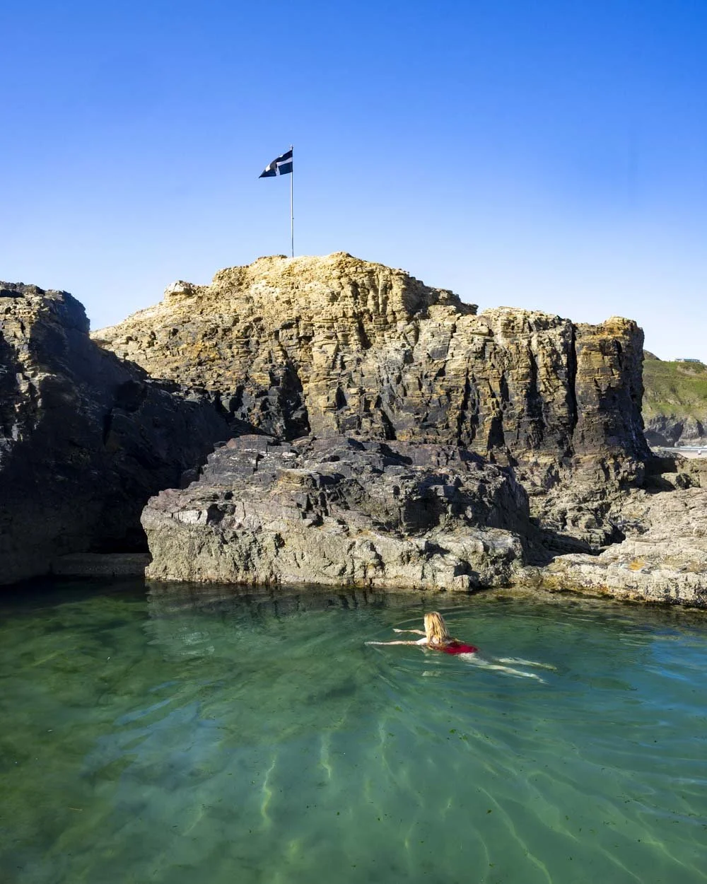 Chapel Rock Pool: Cornwall's most unusual tidal pool — Walk My World