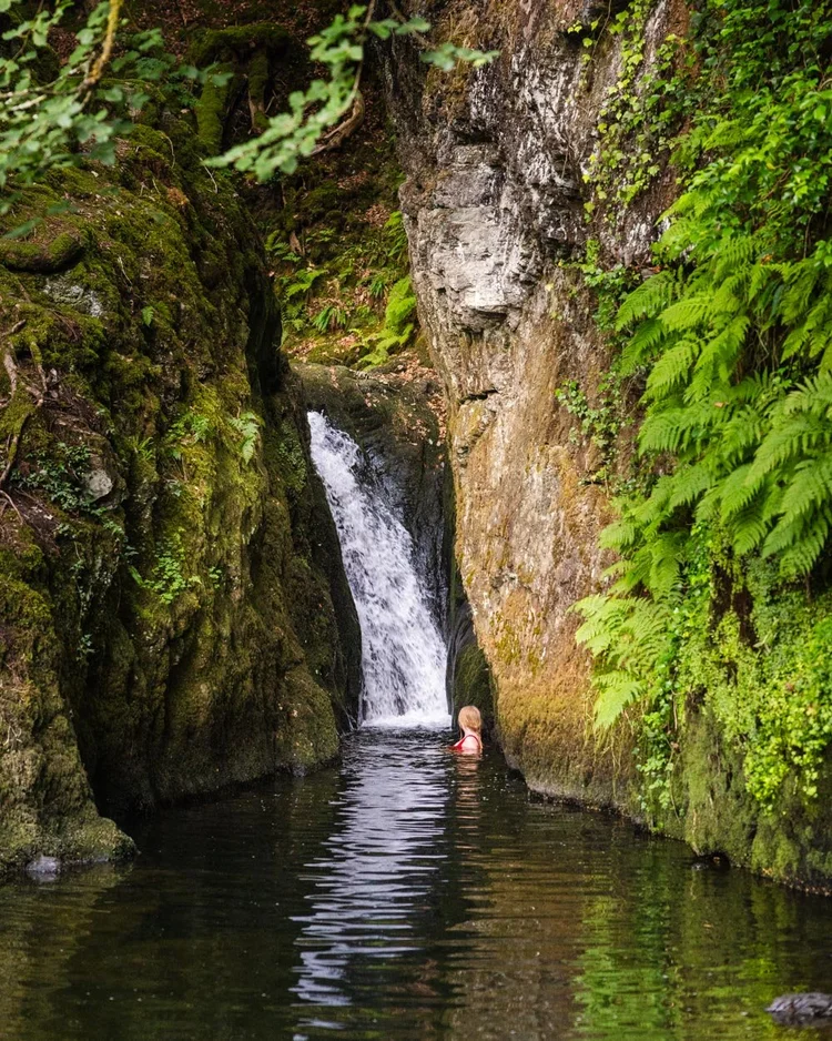 Ffynone Waterfall: wild swimming in Pembrokeshire's hidden fairy grotto ...