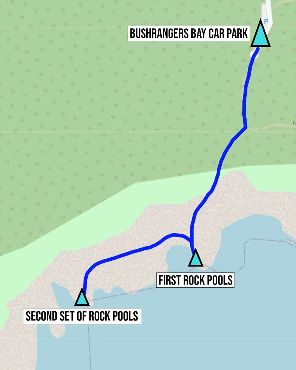 How to find the sensational turquoise rock pools at Bushrangers Bay ...