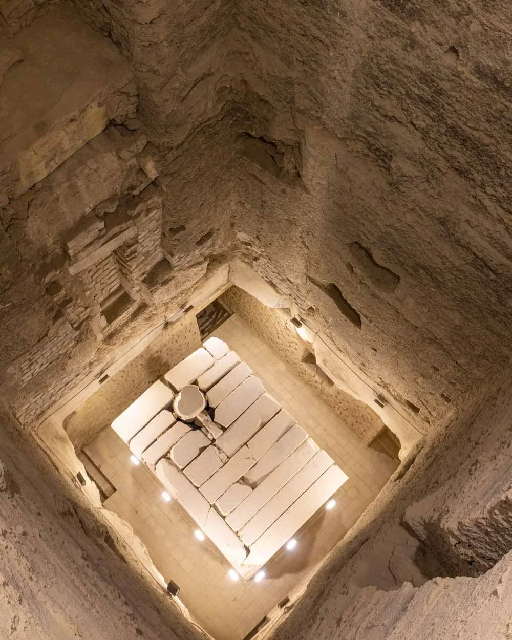 Interior Of A Pyramid