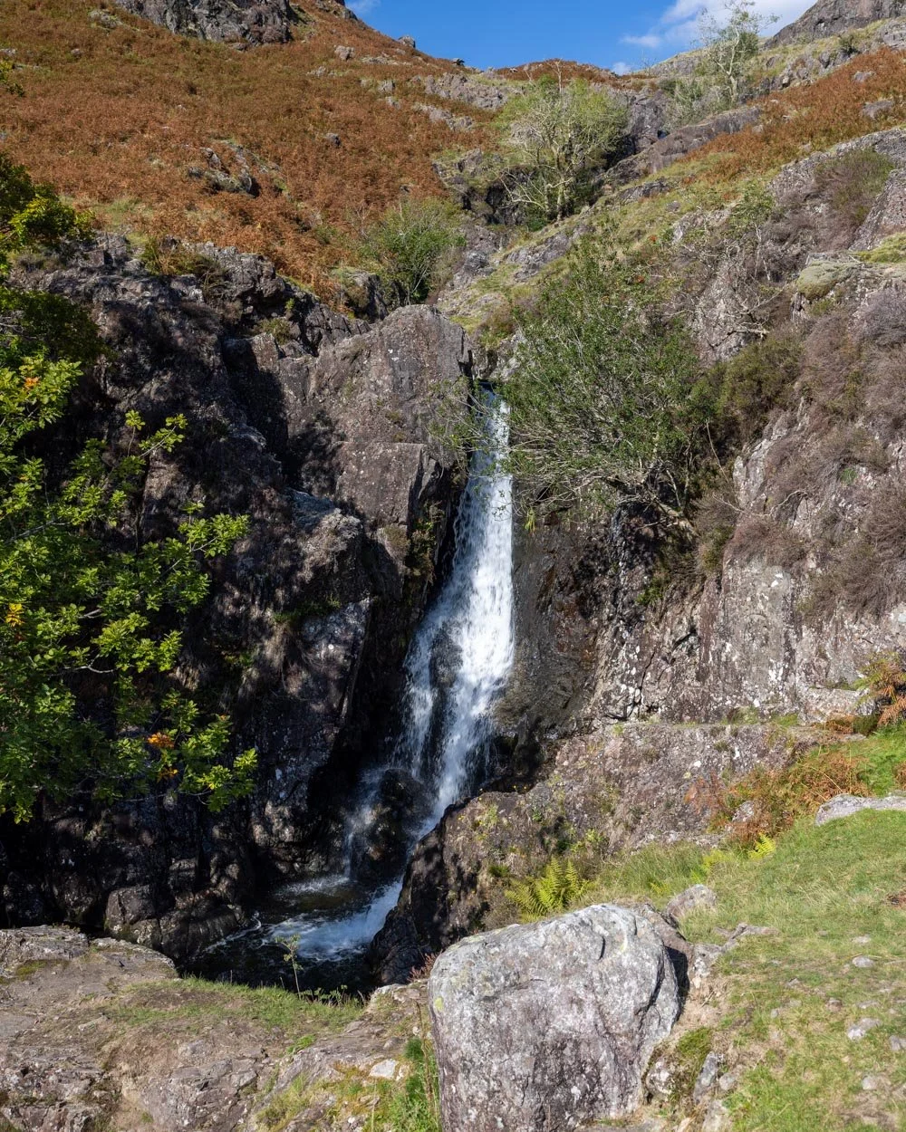 Wild swimming in Eskdale's magical cave waterfall — Walk My World