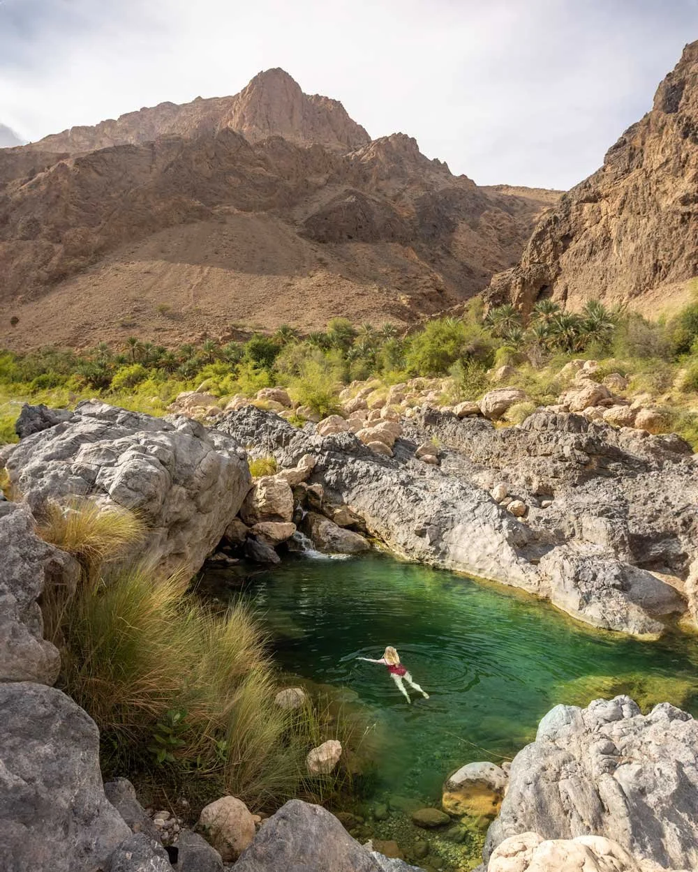 Wadi Al Arbeieen: how to find the hidden waterfall pools (easy version ...