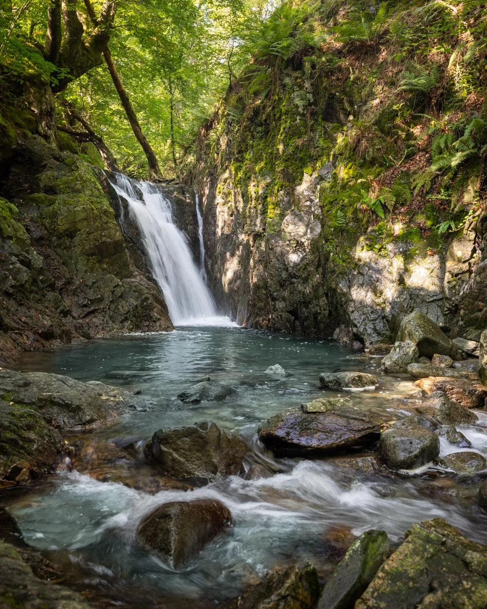 The hidden waterfalls of Church Beck: wild swimming in stunning blue ...
