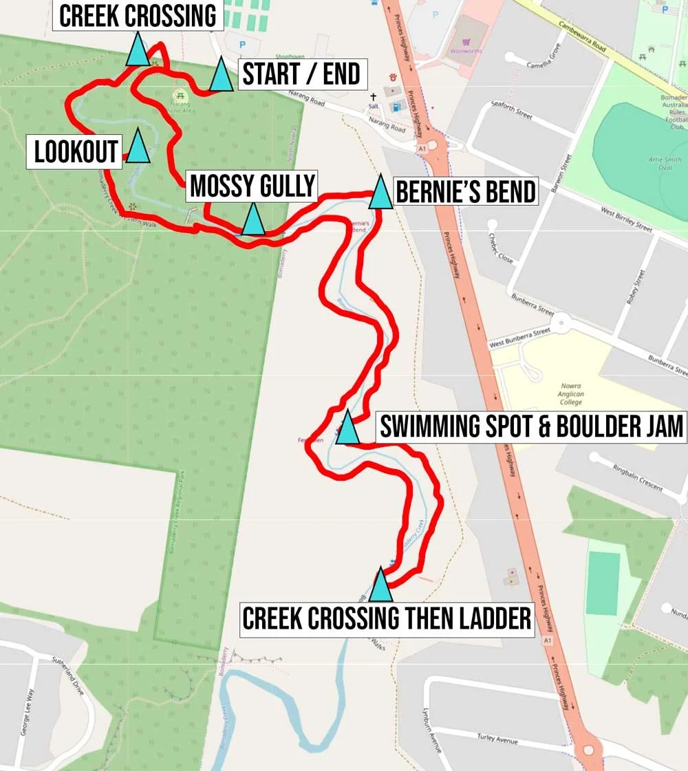 Bomaderry Creek: overhangs, mossy gullies and wild swimming in Nowra ...