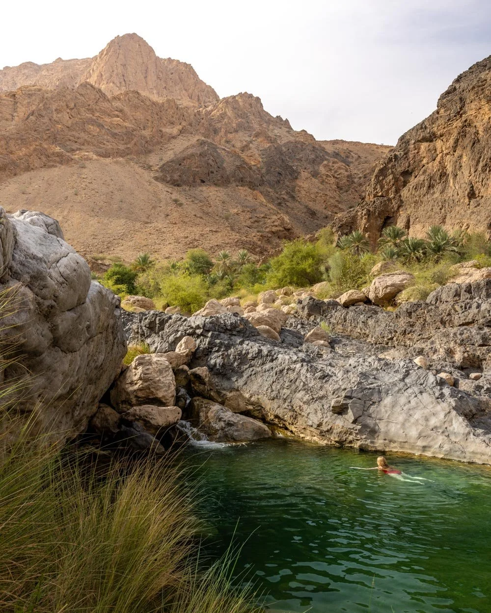 Wadi Al Arbeieen: how to find the hidden waterfall pools (easy version ...