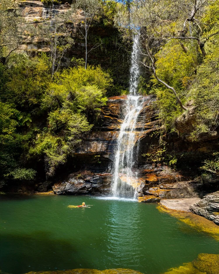 Minnehaha Falls - one of the prettiest waterfalls in the Blue Mountains ...