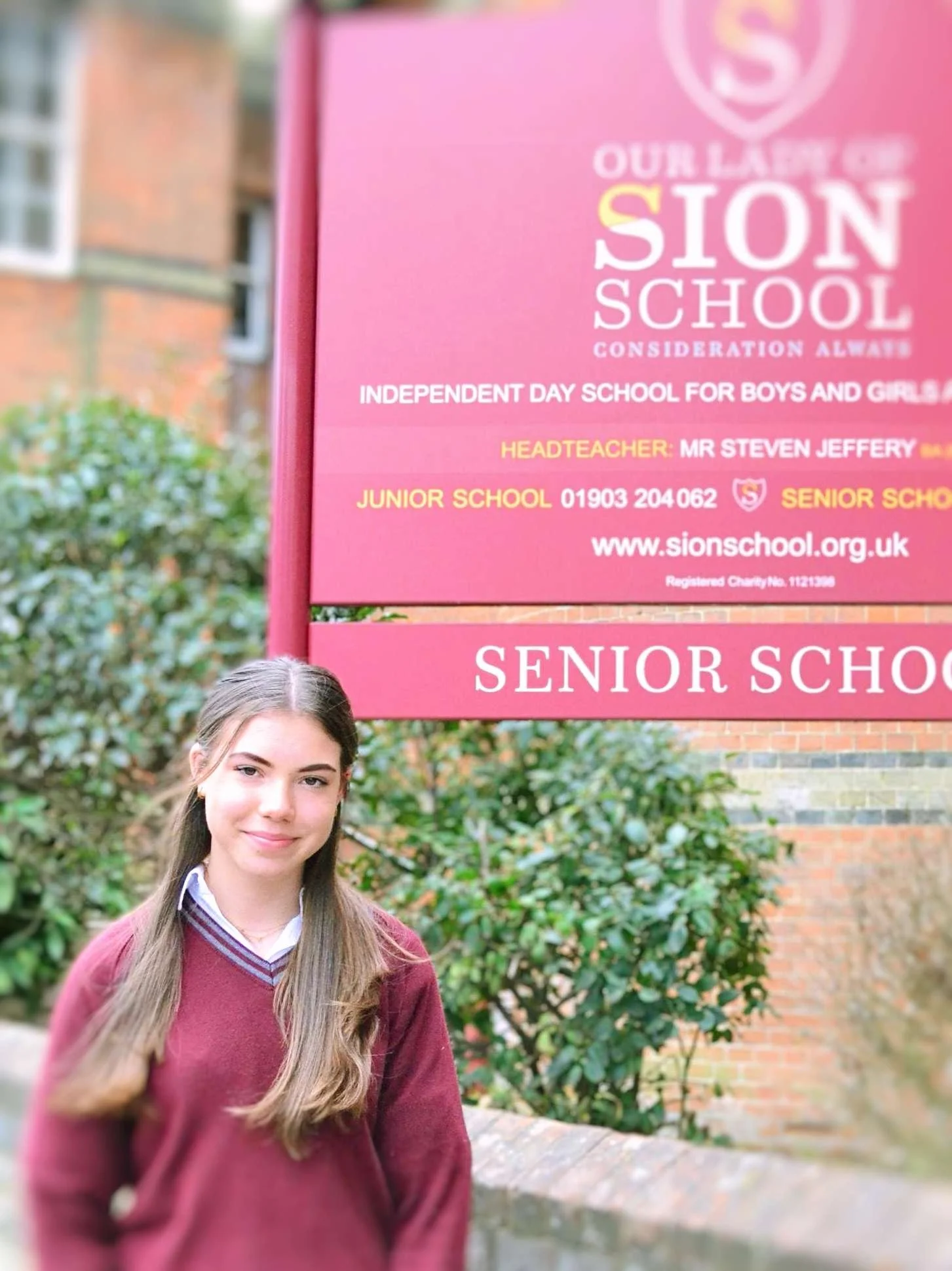 Katie moved to Our Lady of Sion School in Year 9 with an Art ...