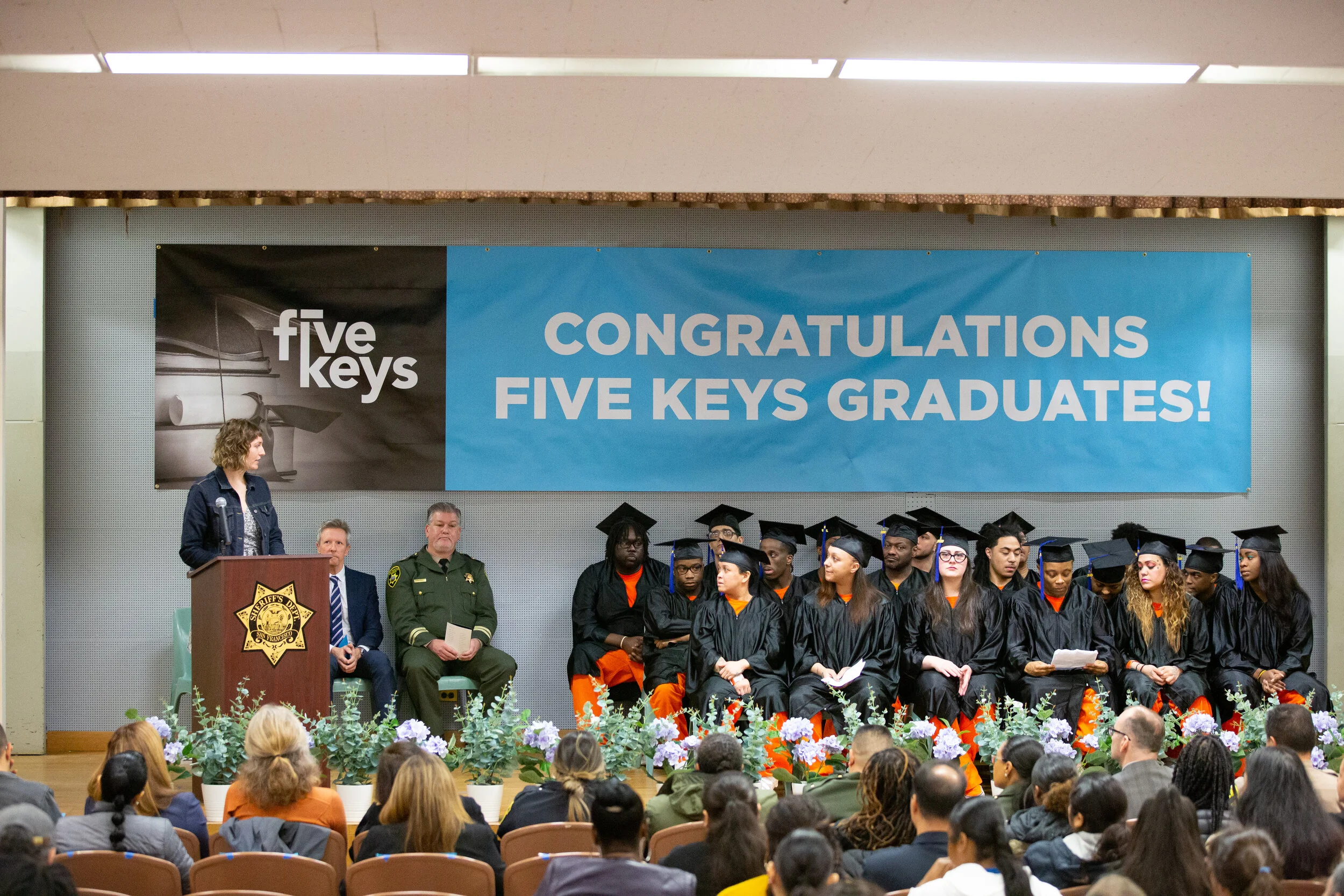 2019 In Custody Graduation — Five Keys Schools and Programs
