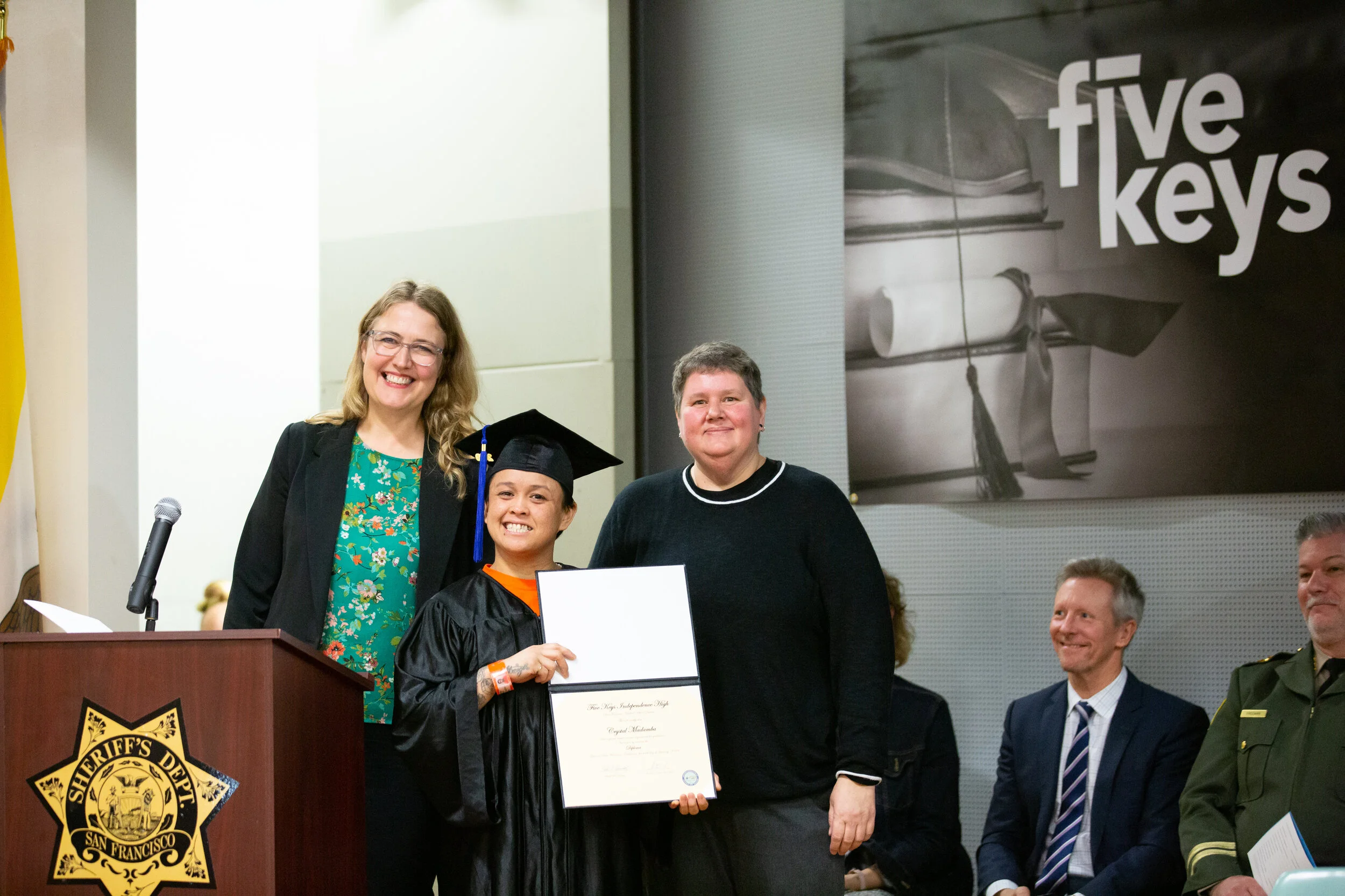 2019 In Custody Graduation — Five Keys Schools and Programs