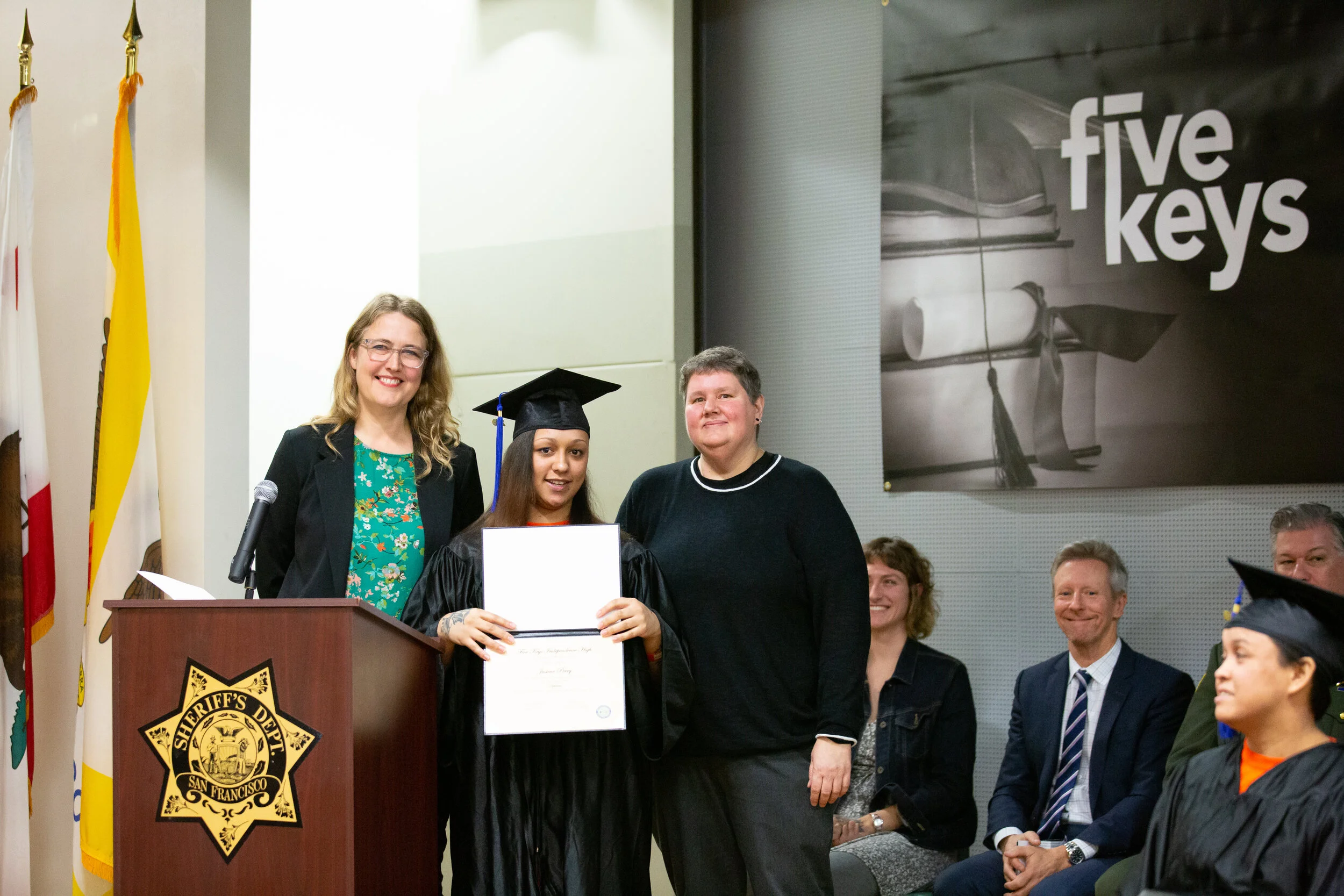 2019 In Custody Graduation — Five Keys Schools and Programs