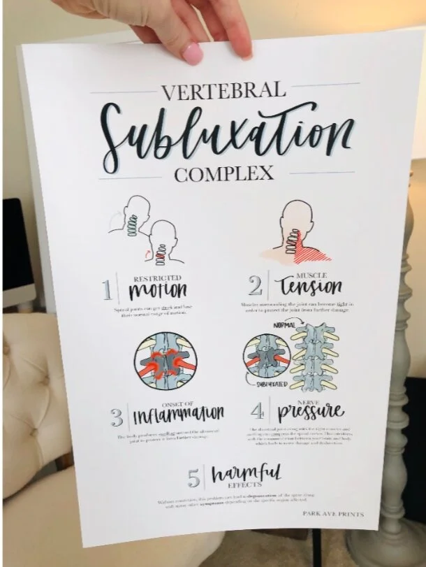 New!Subluxation + Nervous System Poster — Park Ave Prints