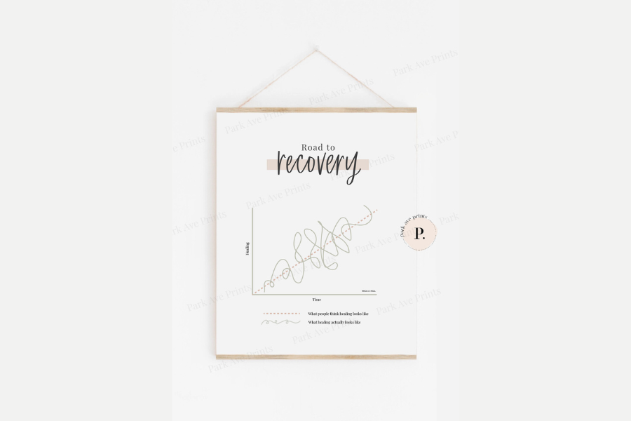 NEW! Road to Recovery Poster (Frame NOT included) — Park Ave Prints