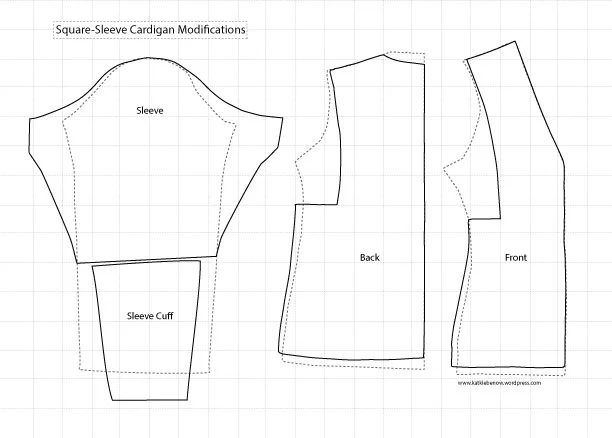 Square Sleeves for Cozy Cardis — Kat Makes