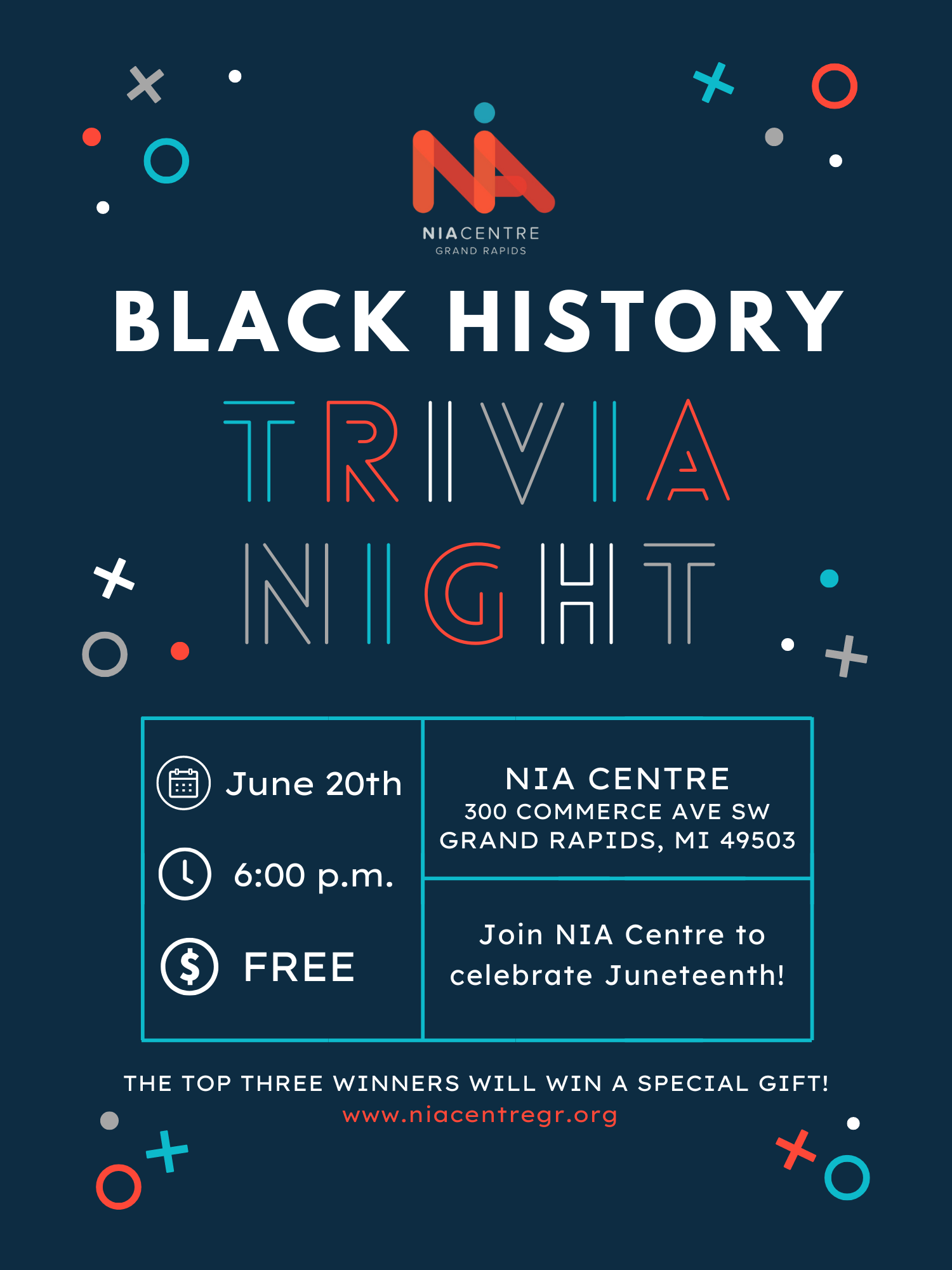 Past Events — NIA Centre: Grand Rapids' African American Cultural Center