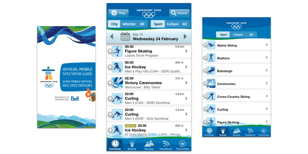 Vancouver 2010 Olympics App