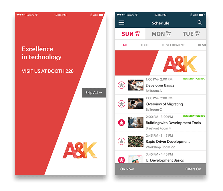 Custom Event App - Customizable Event App Design for Your Brand