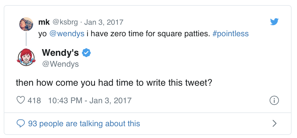 Wendy’s Brilliant Twitter Strategy & Its Top 22 Best Tweets