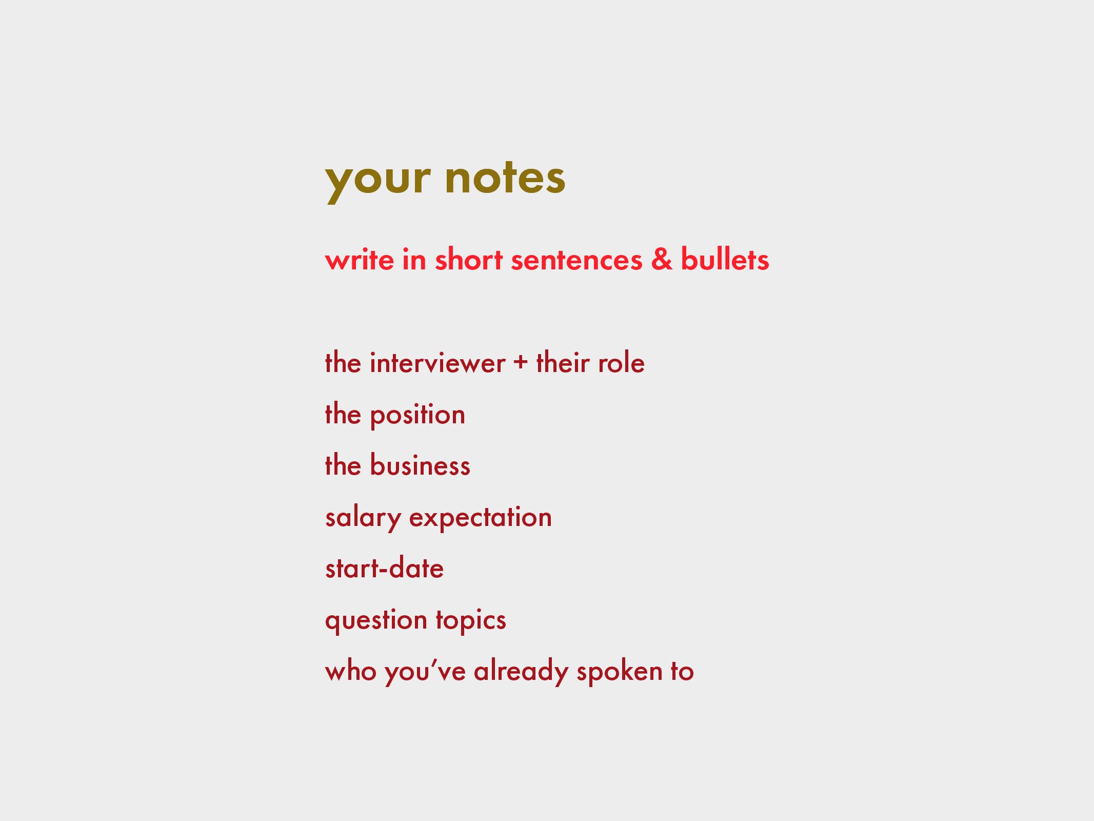 interview guide — Austin Hassler – Copywriter