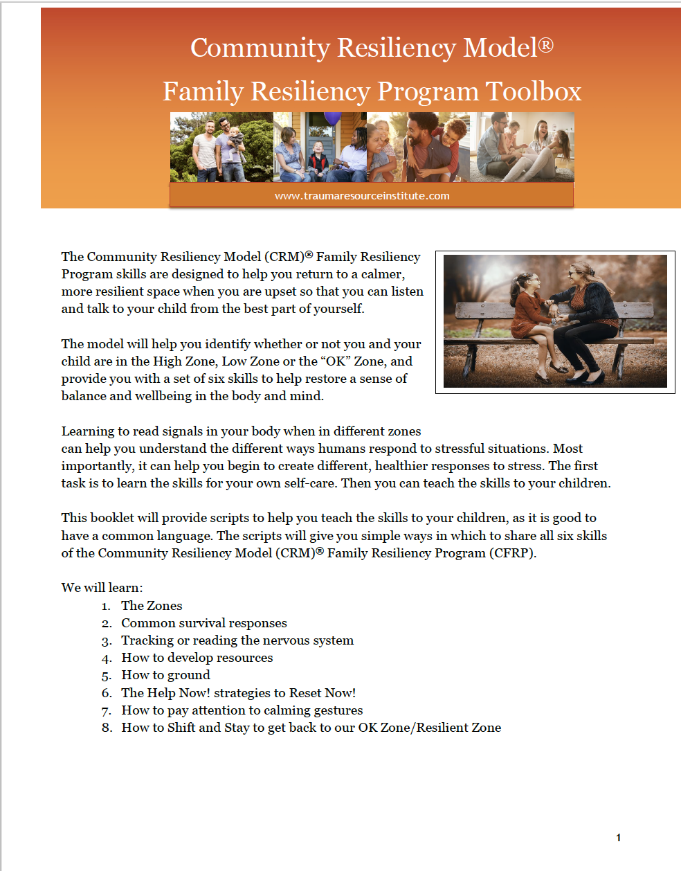 Specialized Trainings — Trauma Resource Institute