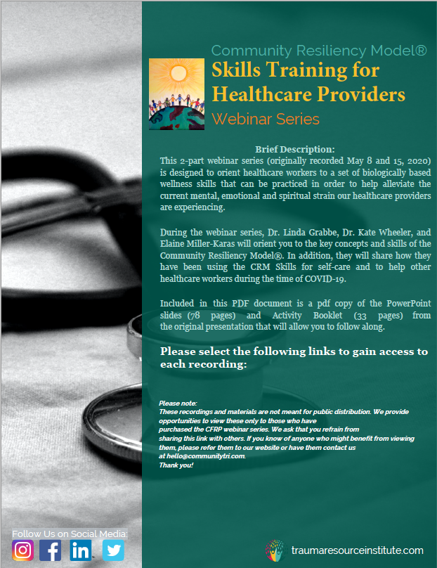 Specialized Trainings — Trauma Resource Institute