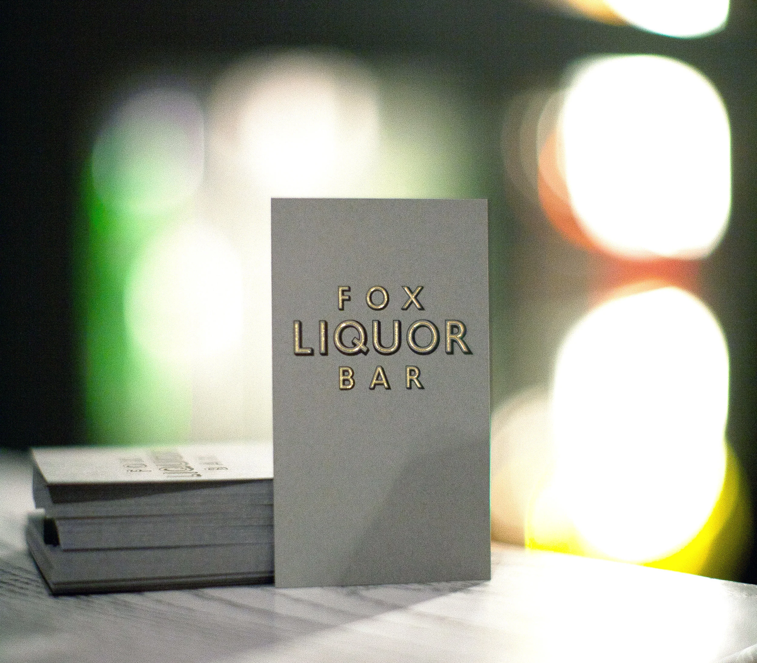 Fox Liquor Bar — The Creative Office of Joshua Gajownik