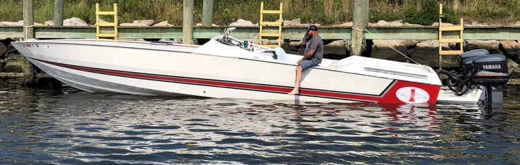 Cigarette 35 Outboard Conversion: Back in Business — Wave To Wave