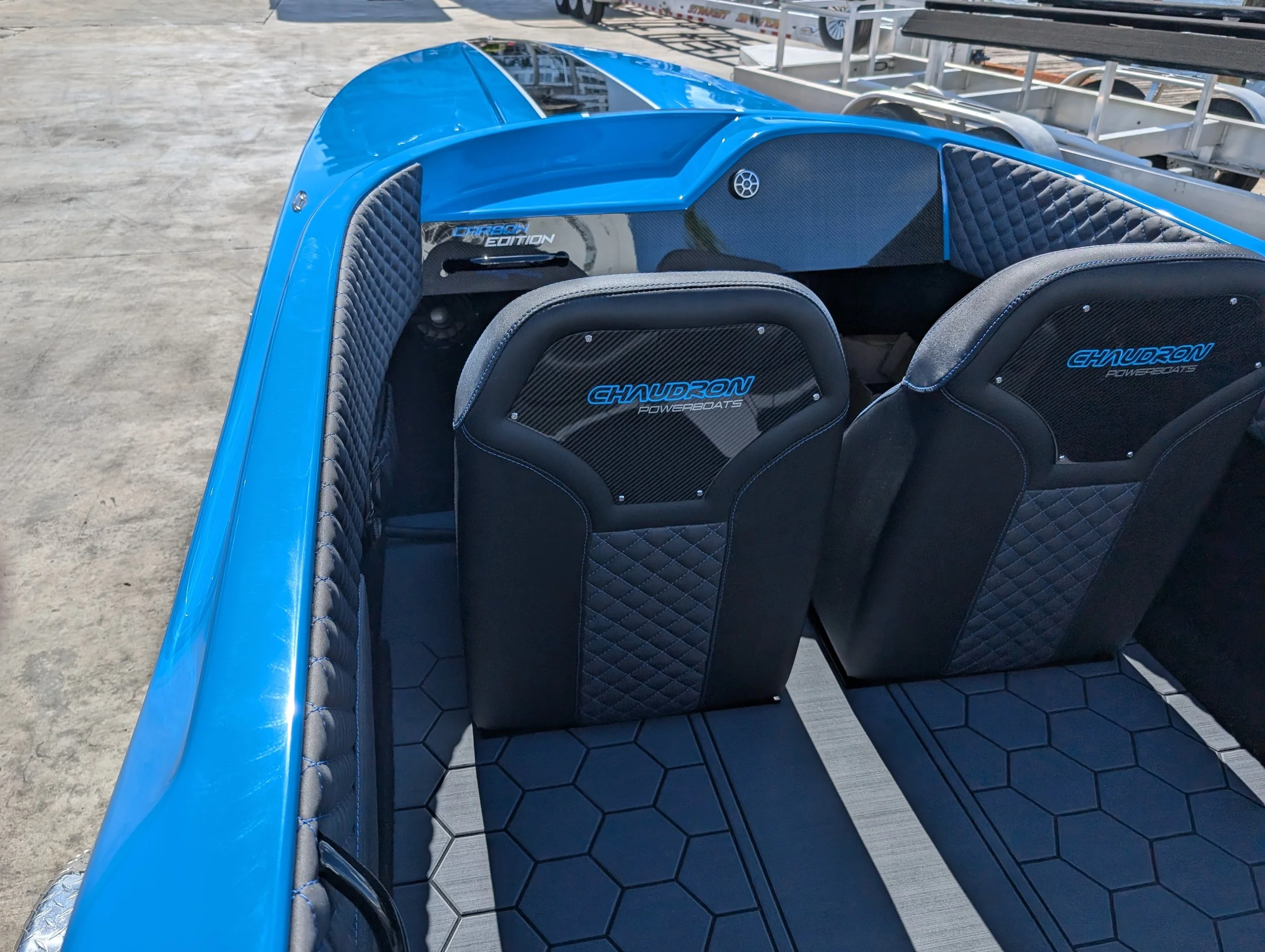 A Custom Grabber Blue Chaudron Pro S-25 Lands in Miami: The Ultimate ...