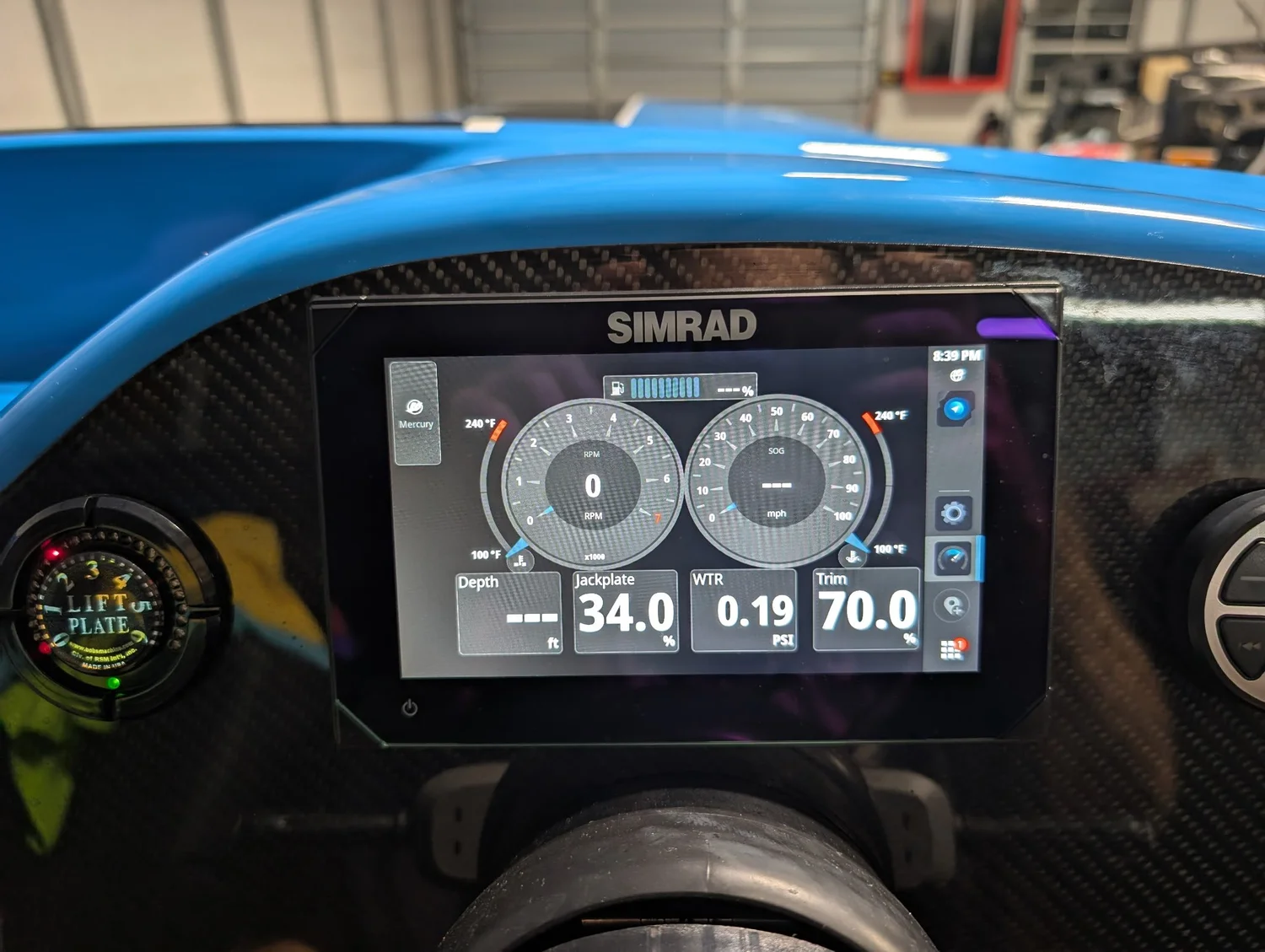 Grabber Blue Chaudron Pro S-25 Mercury Racing 300R Performance Update ...