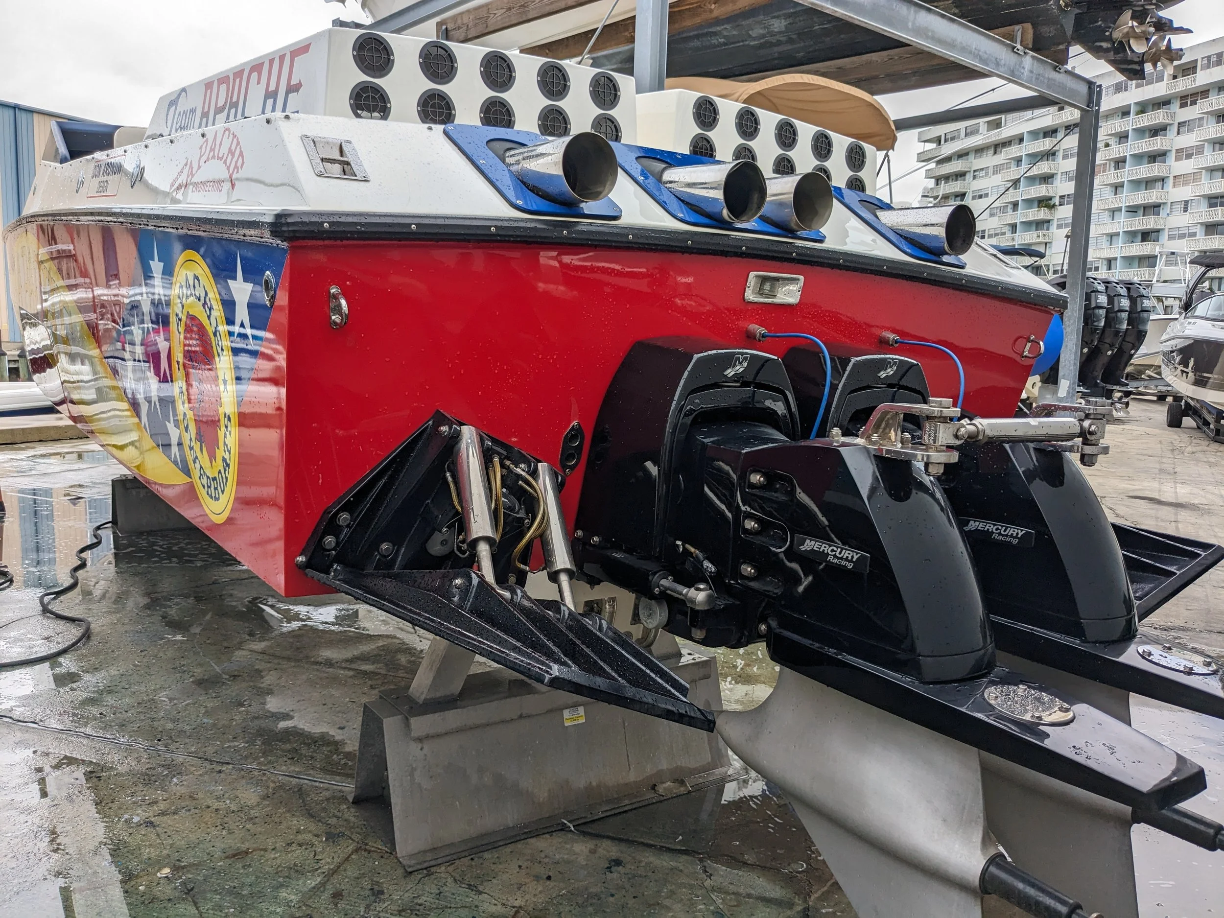 The Most Storied 41 Apache Race Boat Restoration: Team Apache Lives On ...