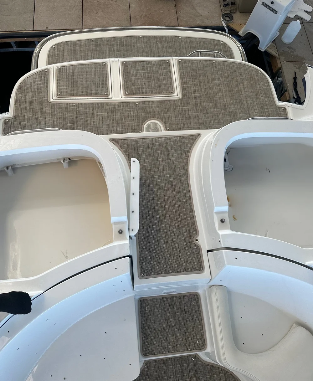 Glue Down and snap in carpets, marine upholstery and boat remodel ...