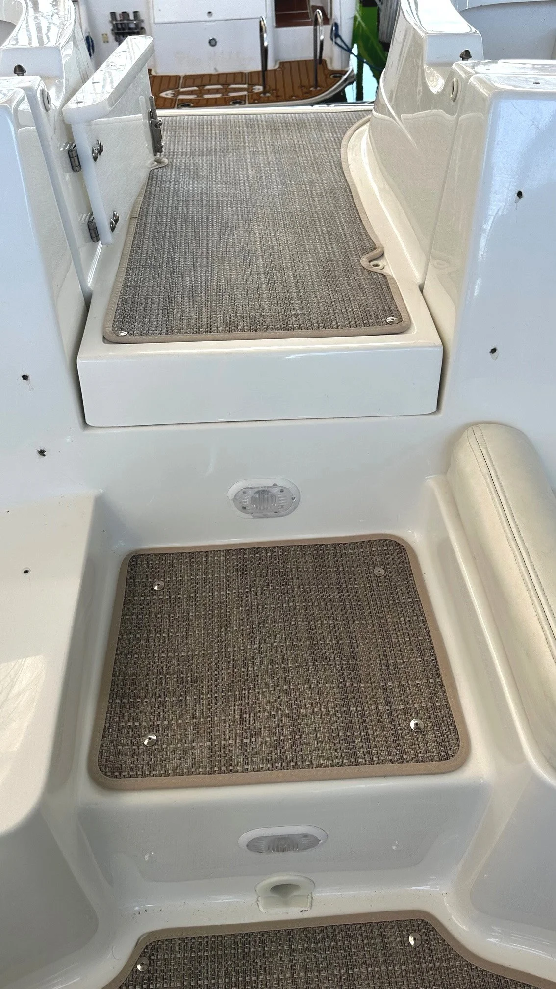 Glue Down and snap in carpets, marine upholstery and boat remodel ...