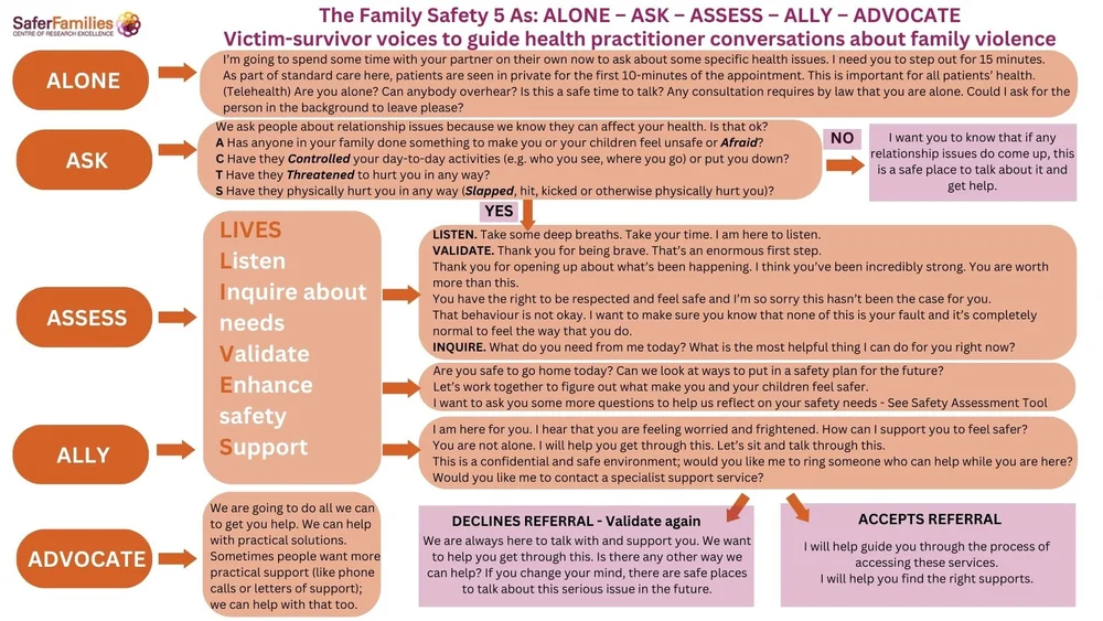 Safer Families website