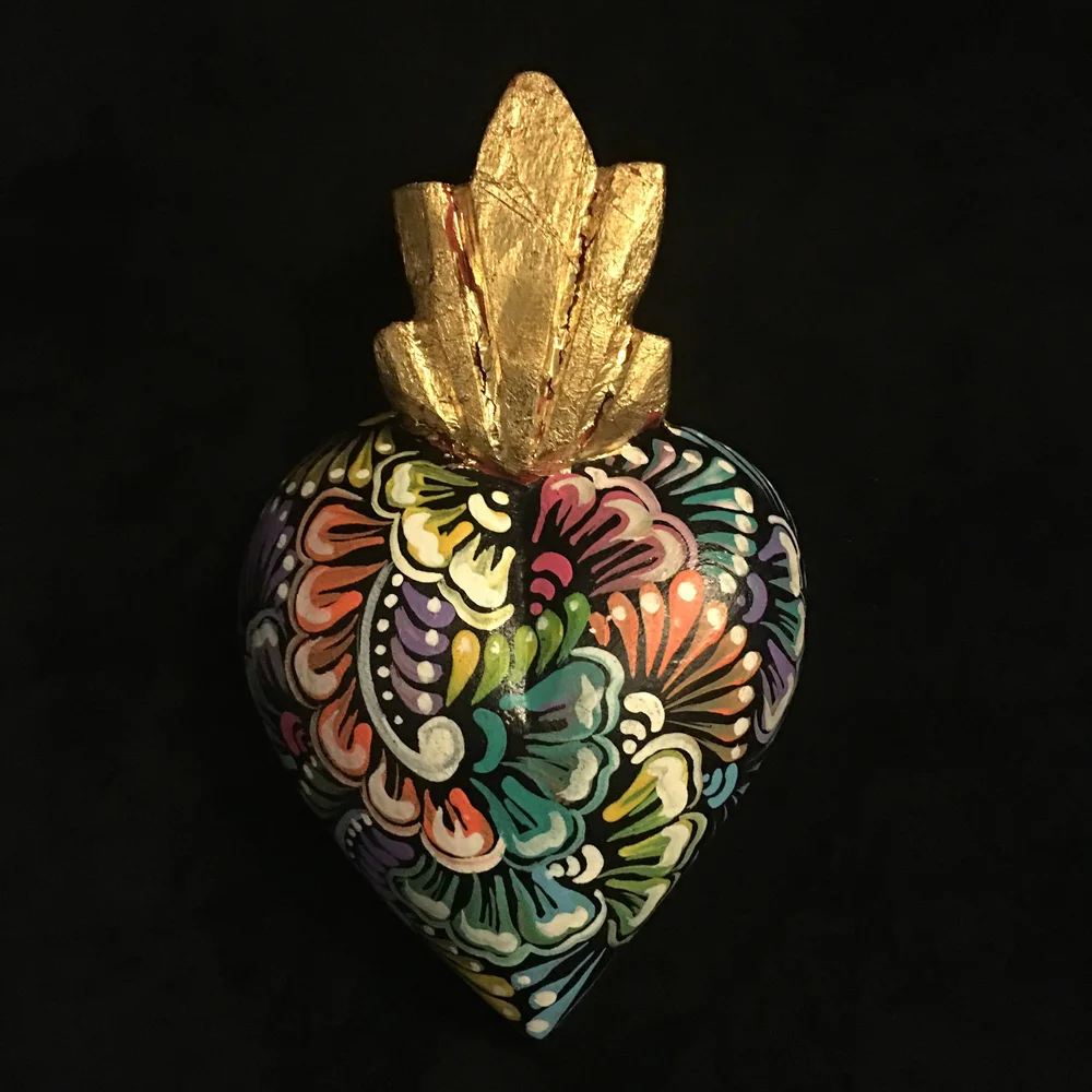 Mexican Sacred Heart Art