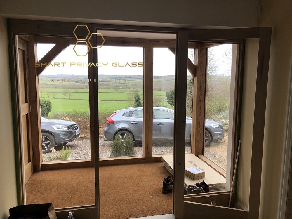 Smart Glass Front Porch and Door — Smart Privacy Glass UK