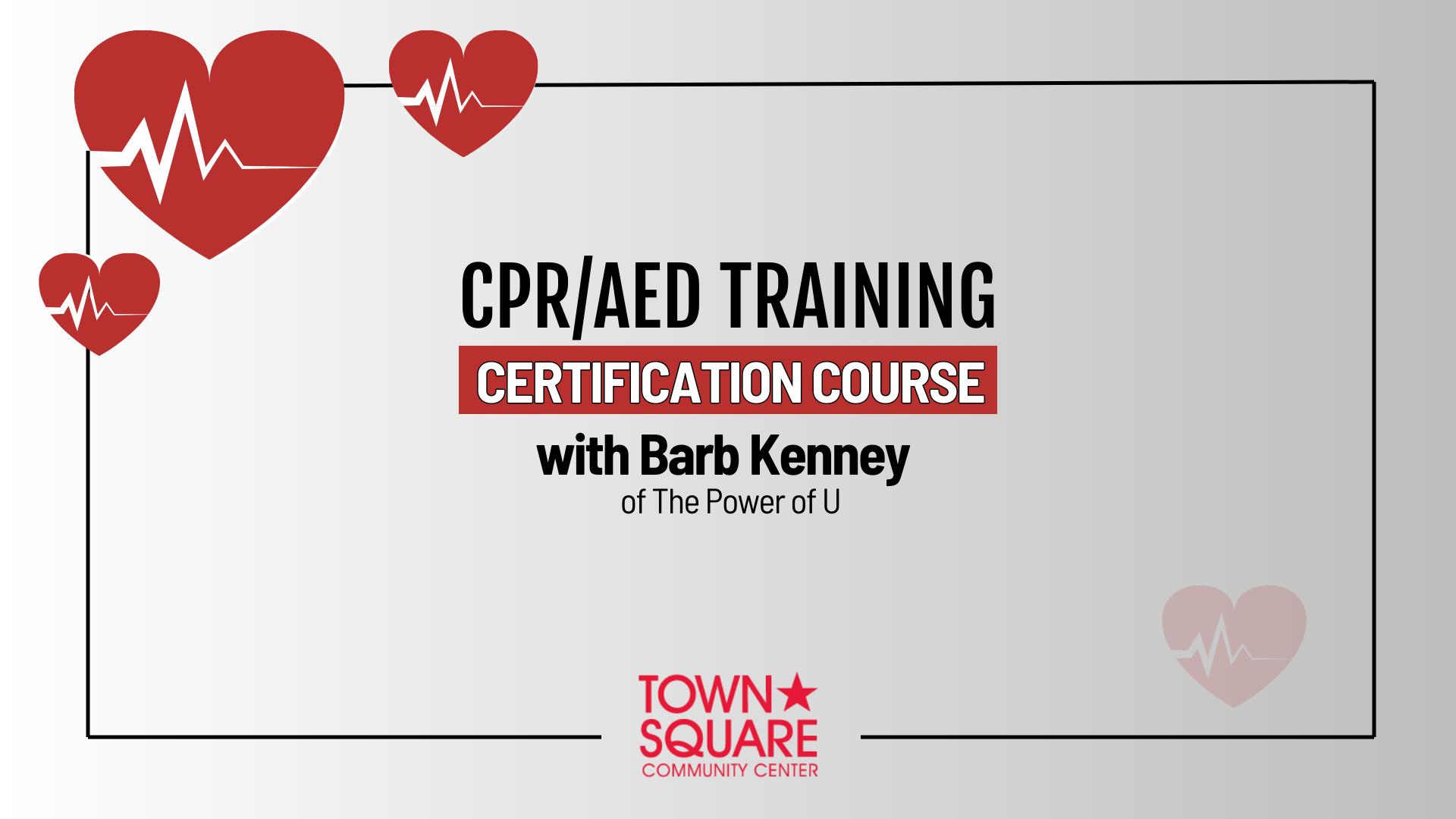 CPR and AED Training | Town Square Community Center