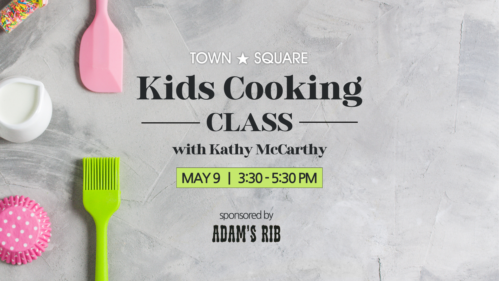 Kids Cooking Class | Town Square Community Center