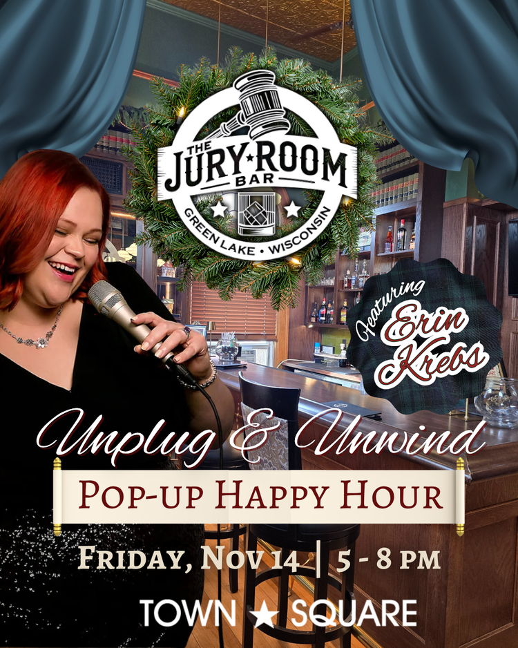 Unplug & Unwind: Pop Up Happy Hour featuring Erin Krebs | Town Square Community Center