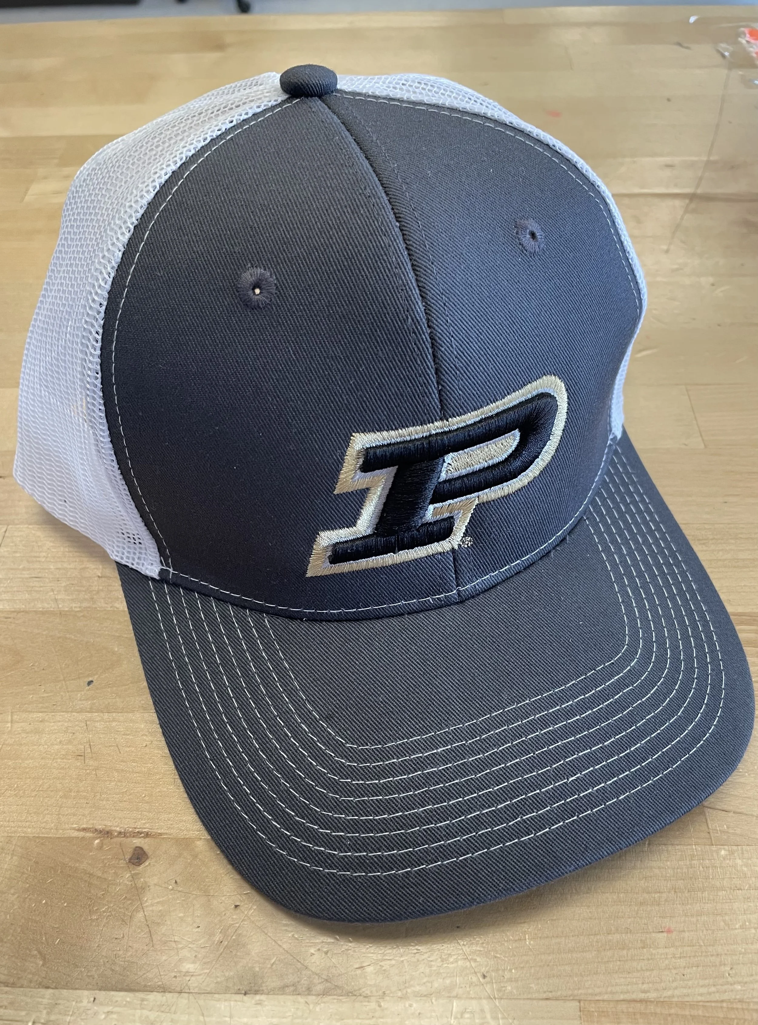 Discount Den — Purdue Motion "P" Adjustable Hats
