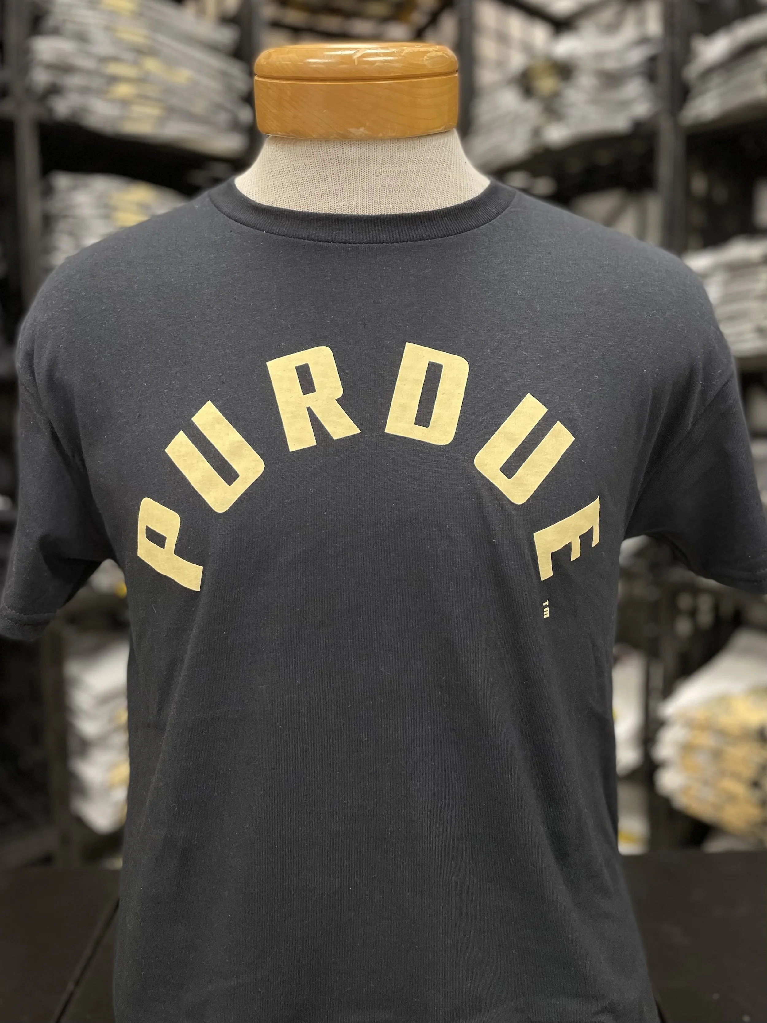 Discount Den — Purdue Boiler Up, Hammer Down w/ Motion "P" T-Shirt