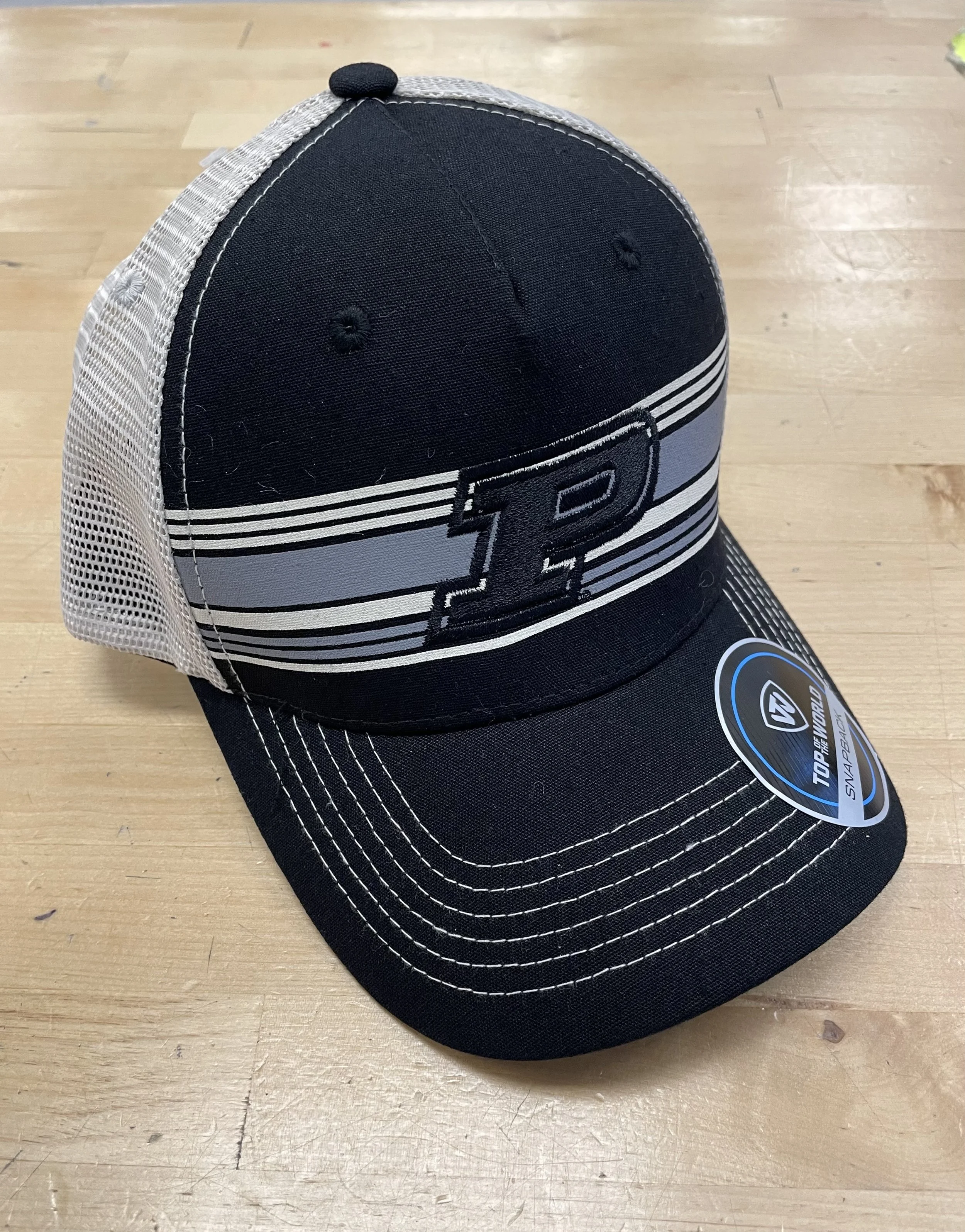 Discount Den — Purdue Motion "P" Adjustable Hats