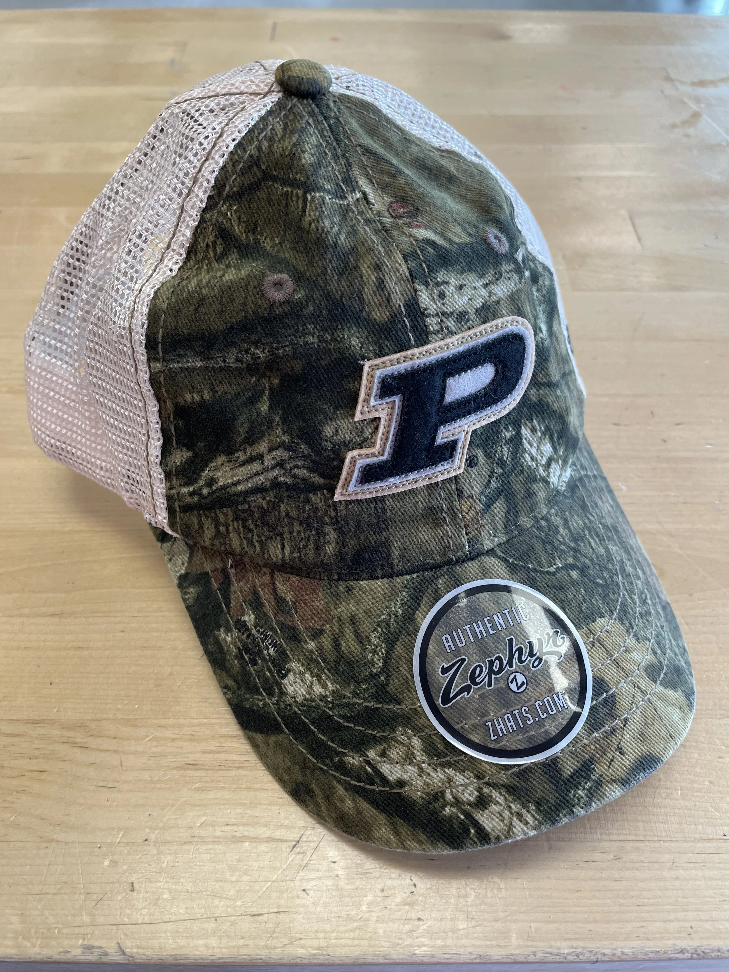 Discount Den — Purdue Motion "P" Adjustable Hats
