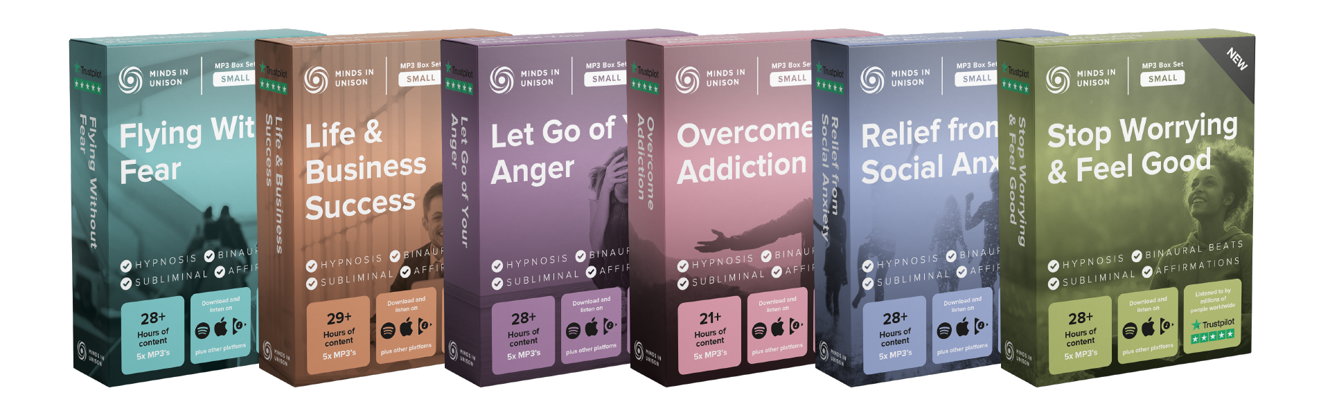 Small Hypnosis Box Sets Learn More — Minds in Unison