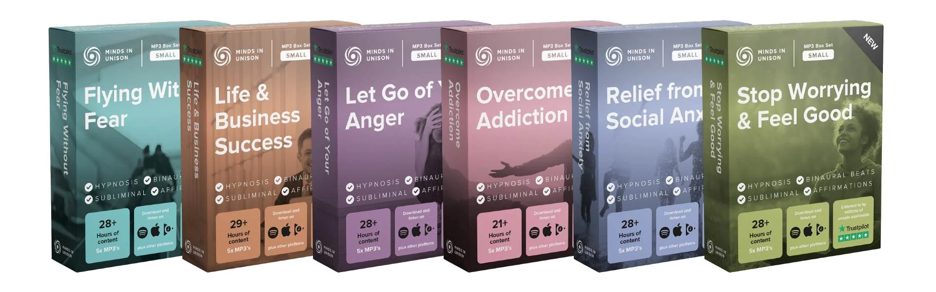 Small Hypnosis Box Sets Learn More — Minds in Unison