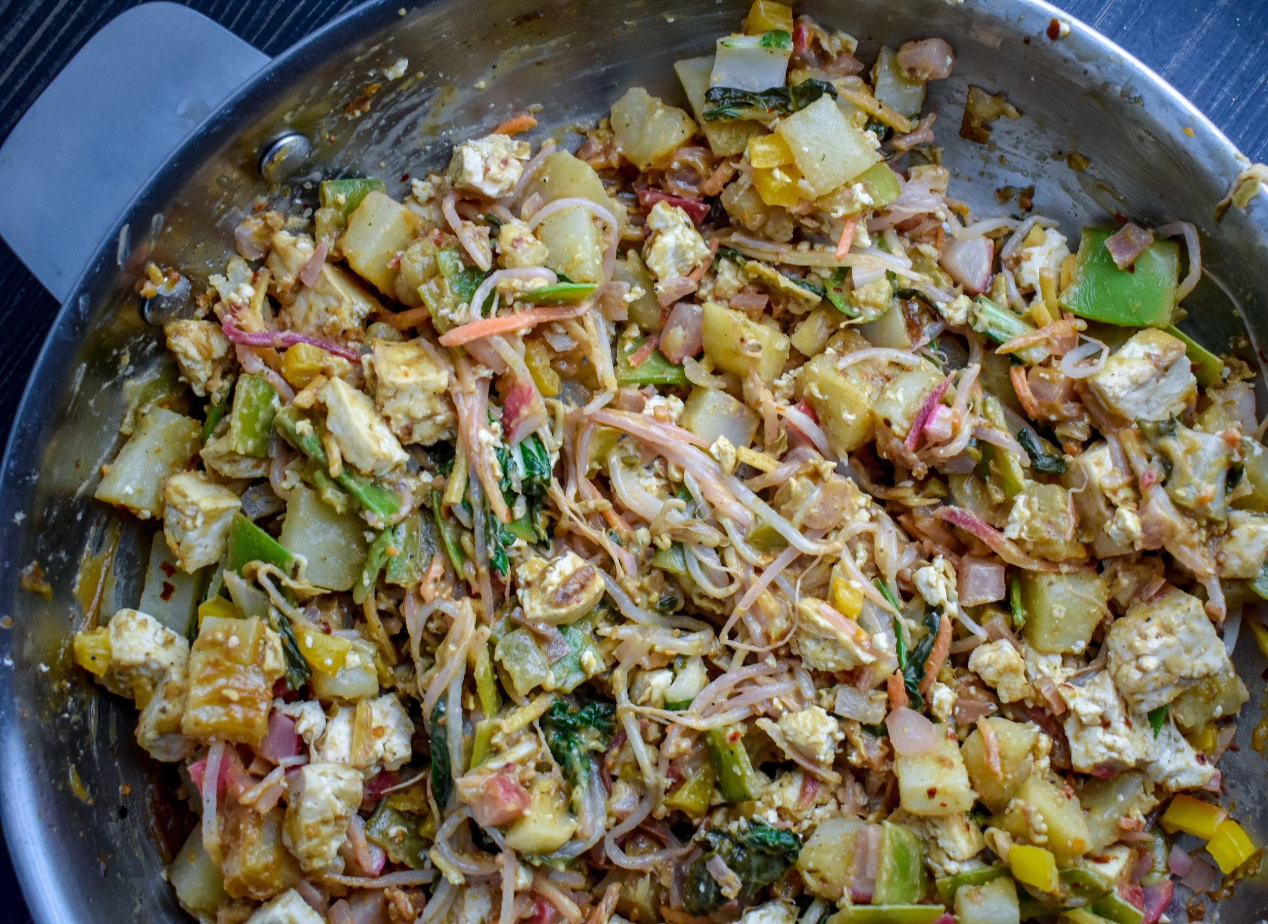 25-Minute Peanut Ginger Thai Tofu + Potato Burrito (vegan of course ...